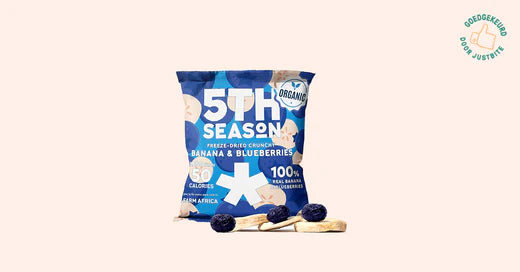 Snack Review: 5th Season Banana & Blueberries & JustBite